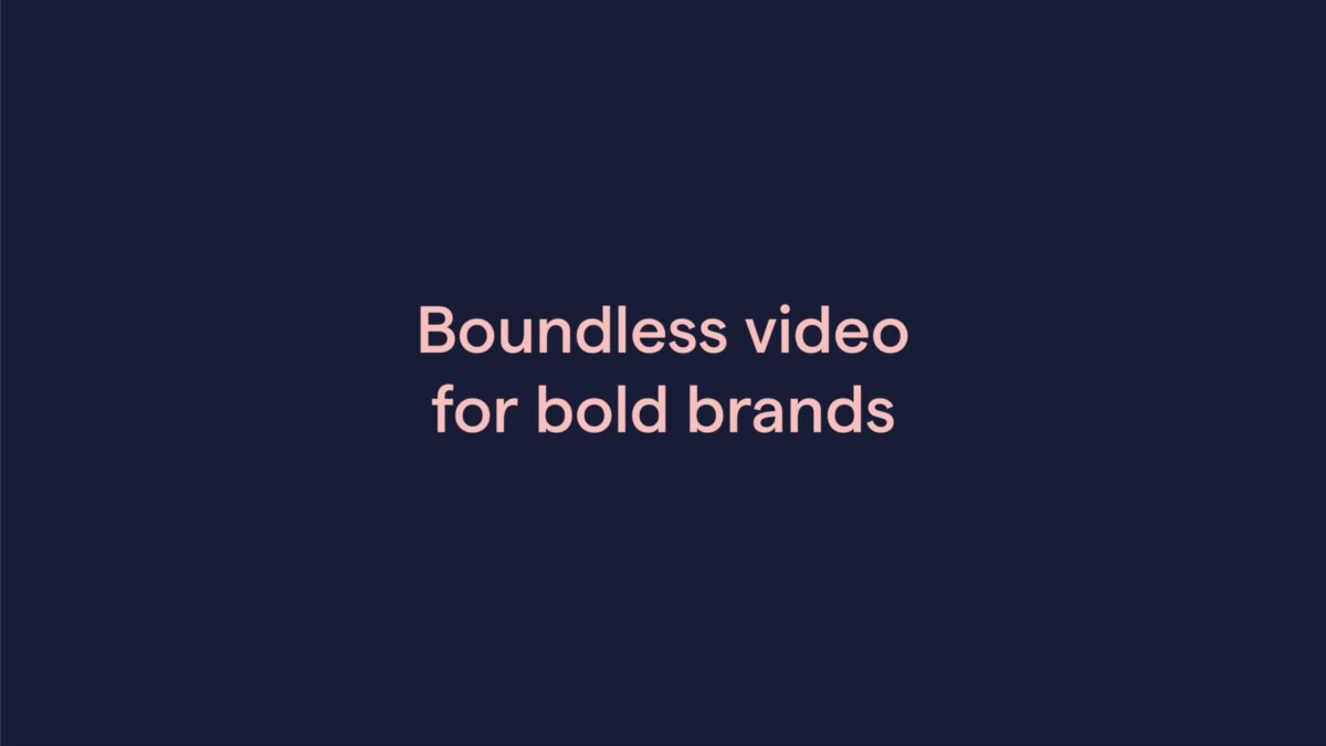 Boundless Video for Bold Brands - A new brand identity for 2023 - Manto